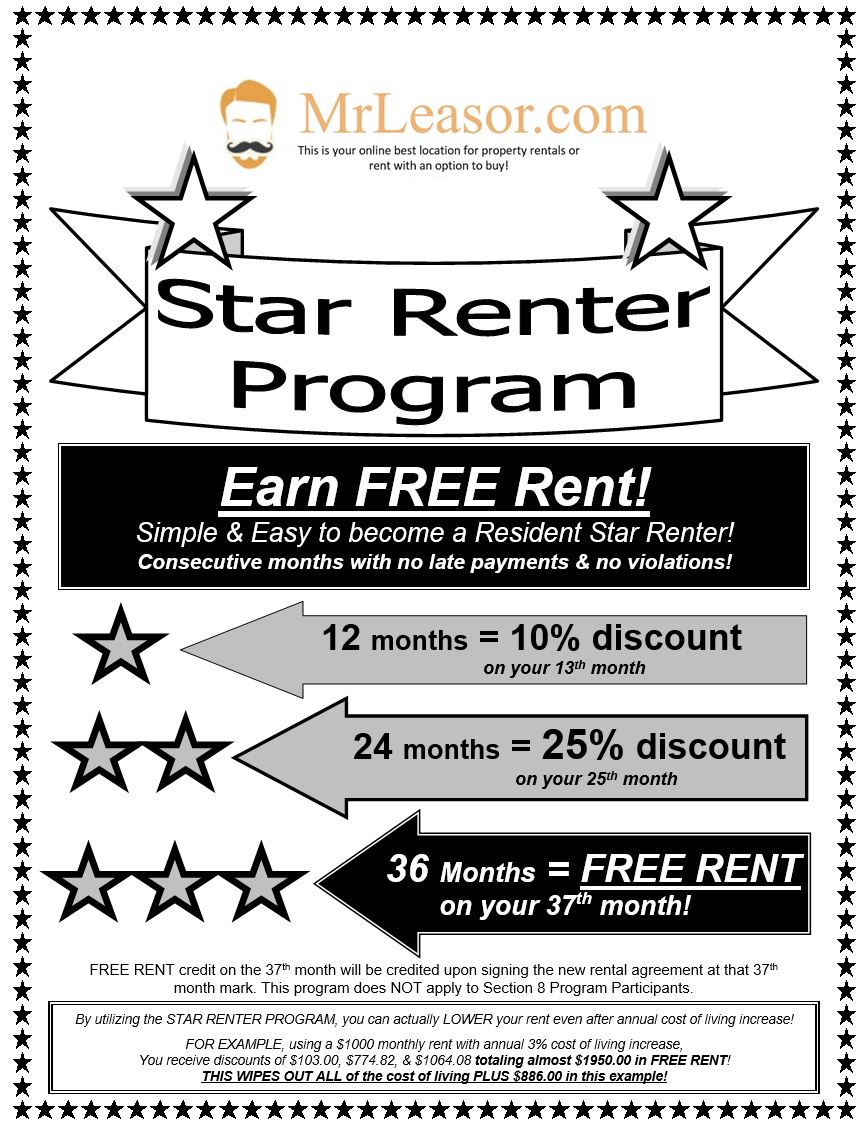 STAR RENTER PROGRAM - MrLeasor.com